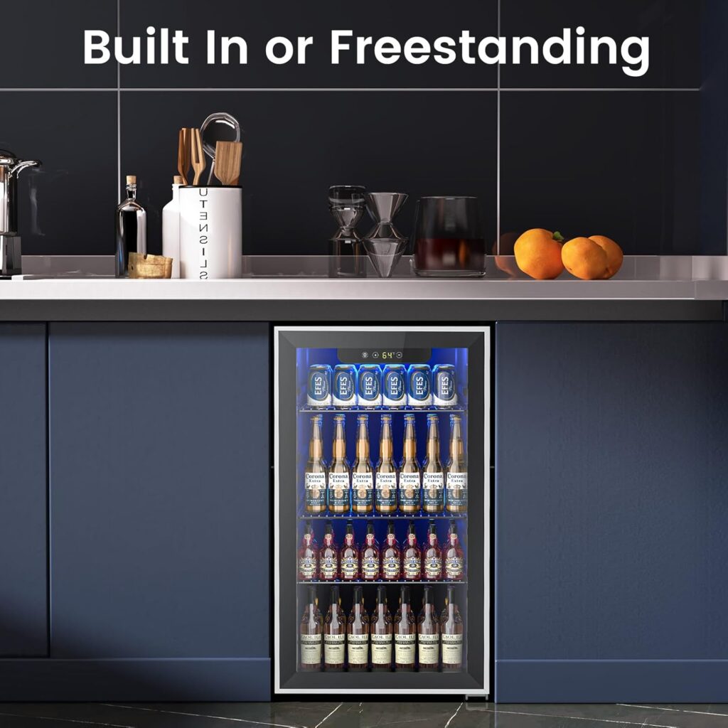 Mini Fridge 130 Can Beverage Refrigerator Review